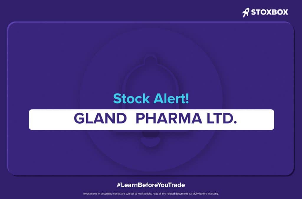 GLAND PHARMA LTD-BUY Stock Recommendation